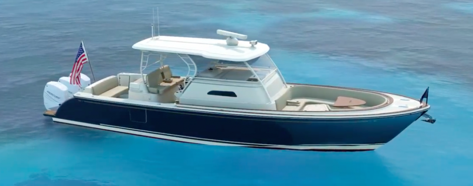 Hunt To Build New 54-mph, 40-Foot Center Console with Three Outboards ...