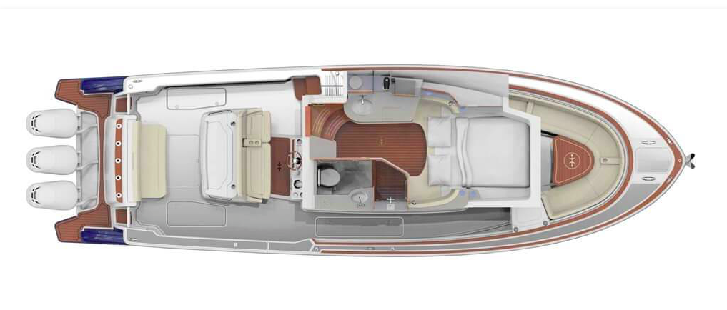 Hunt To Build New 54-mph, 40-Foot Center Console with Three Outboards ...