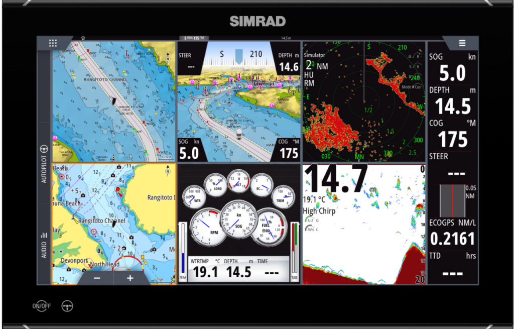Simrad Launches New Six-Panel Integrated Display for Cruising Boats