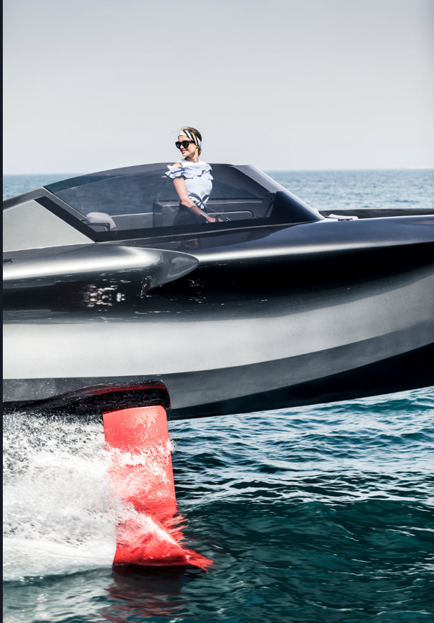 New Futuristic Foiler, with Top Speed of 40 Knots, Now on Display in ...
