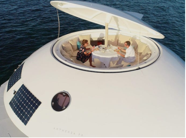 Enjoy Social Distancing on New Eco-Friendly Floating Pod