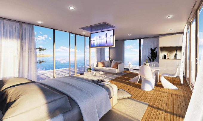 Arkup Launches New, 8.5-Knot, 40 Floating Home