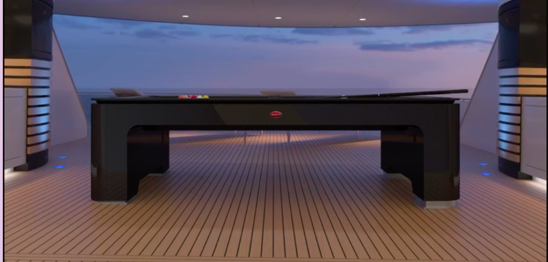 New: Bugatti Pool Table for Yachts