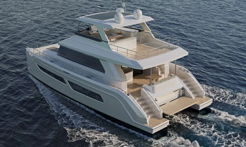 Iliad Unveils New 53 Flybridge Power Cat