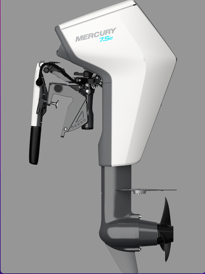 Mercury Ships First 7.5e Electric Outboards