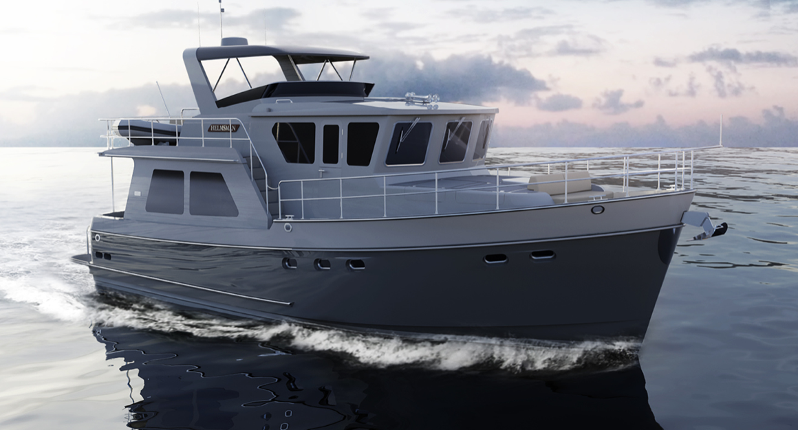 Helmsman Building New 46 Pilothouse Flagship