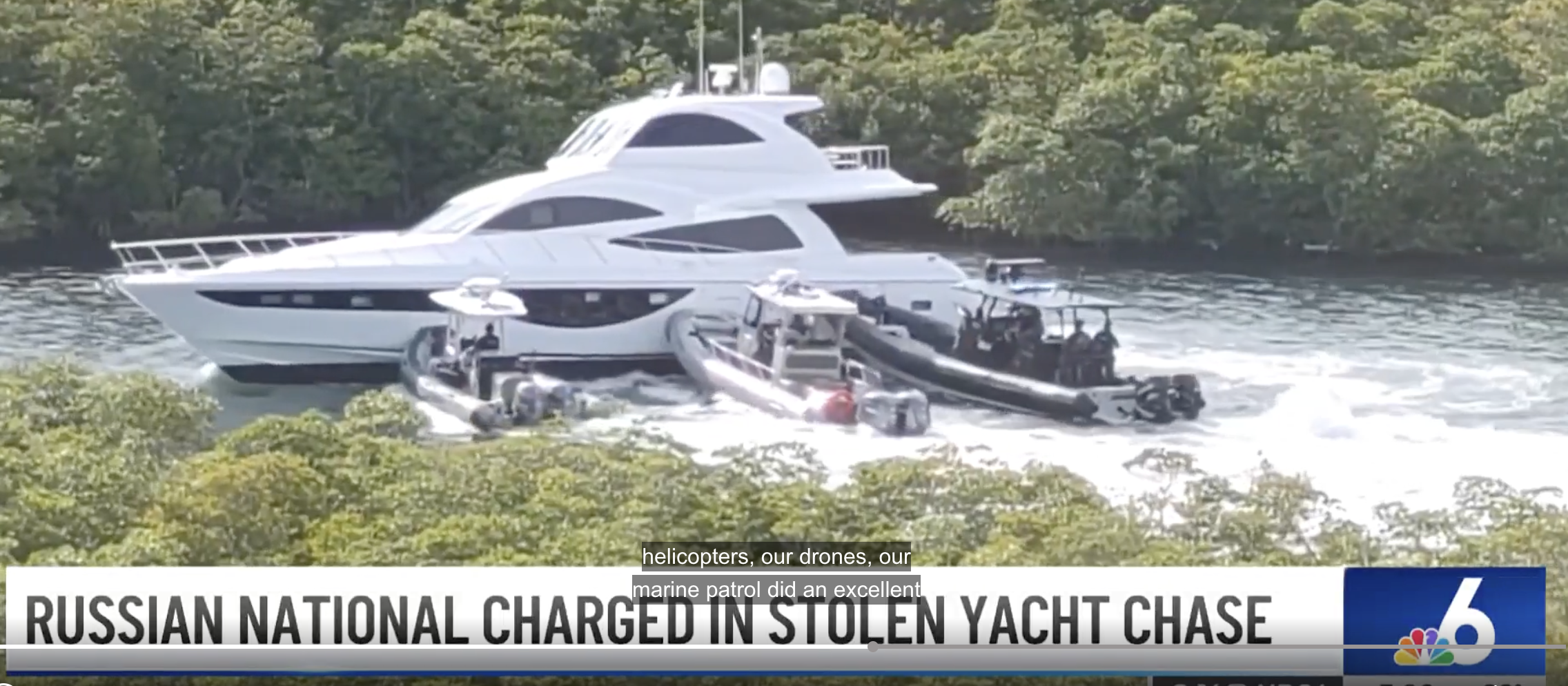 Russian Man Steals 66-Foot Yacht in Florida. High Speed Chase and ...