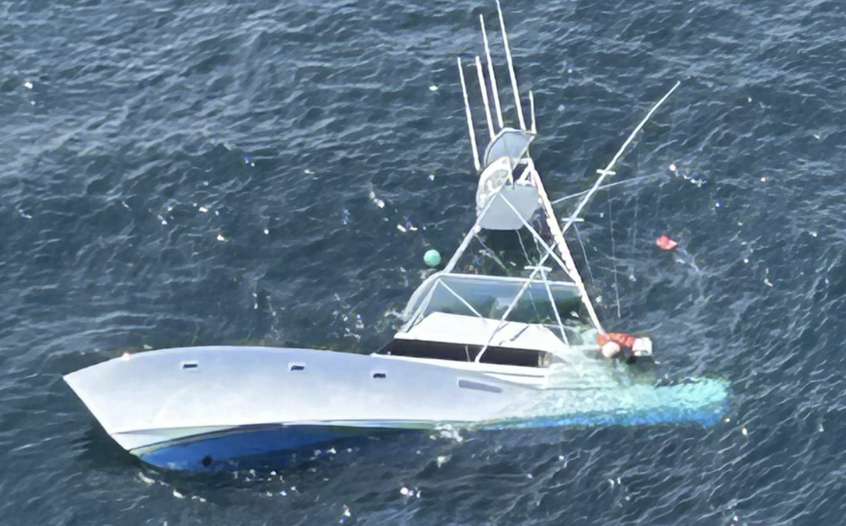 Coast Guard Rescues Two Men from Sinking Sportfishing Boat Off Virgina ...